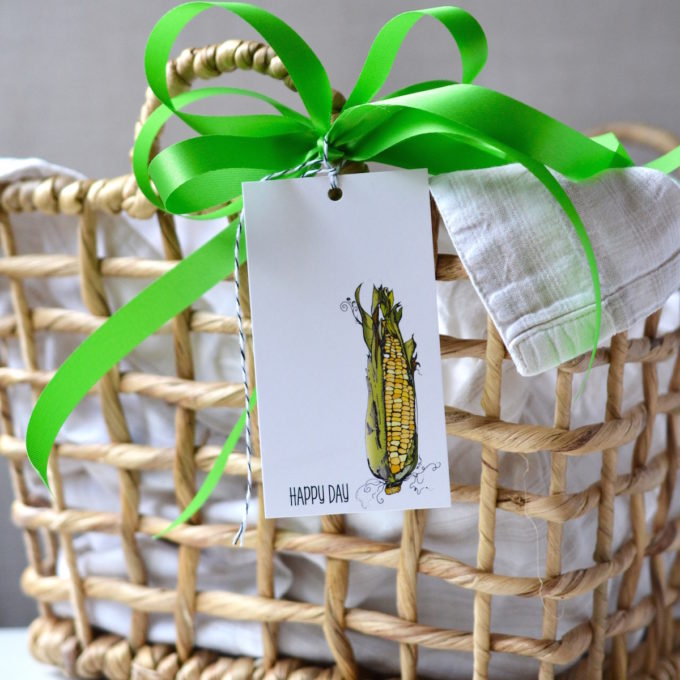 corn gift tags - Glory Kitchen
