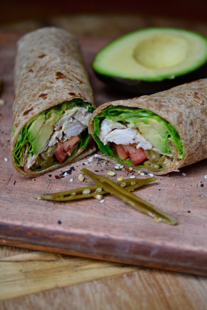 Chicken & Avocado Wraps - Glory Kitchen